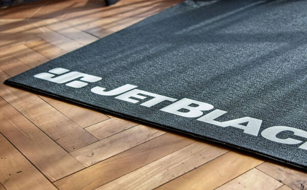 Fitness & Trainer Mat | Indoor Cycle Trainer Accessories | JetBlack Cycling